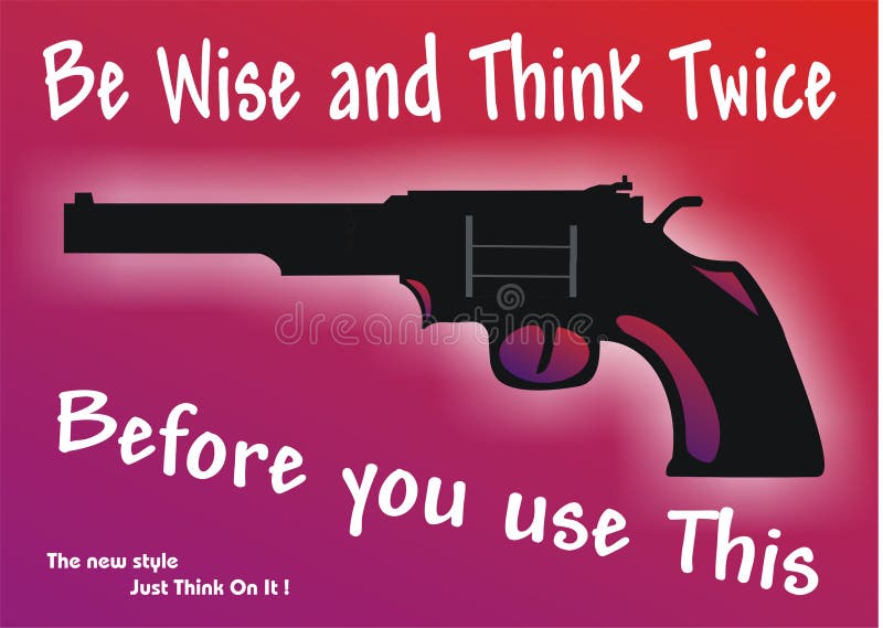 Be wise stock vector. Illustration of dangerous, careful - 7394124