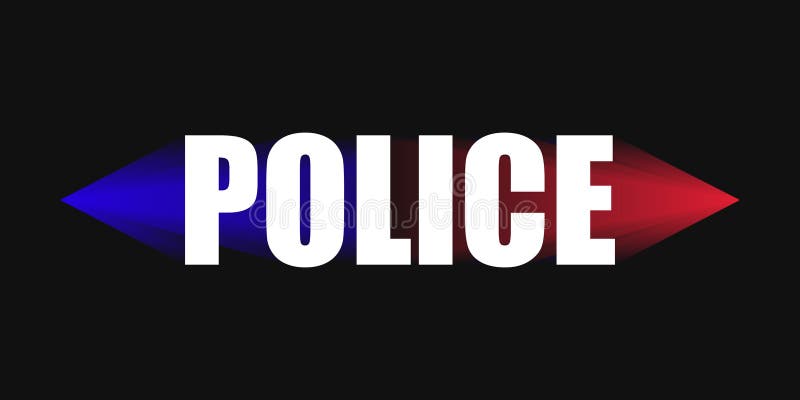 Police Calligraphy Template Text for Your Design Illustration Concept ...