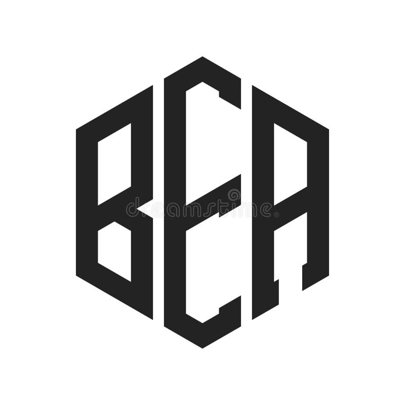 BEA Logo Design. Initial Letter BEA Monogram Logo Using Hexagon Shape ...