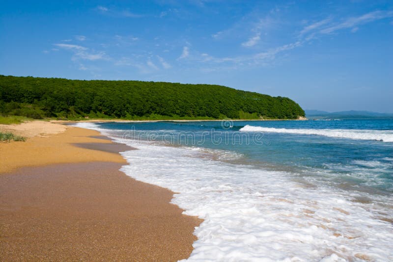 Beach stock image. Image of holiday, beautiful, rote, blue - 1297881