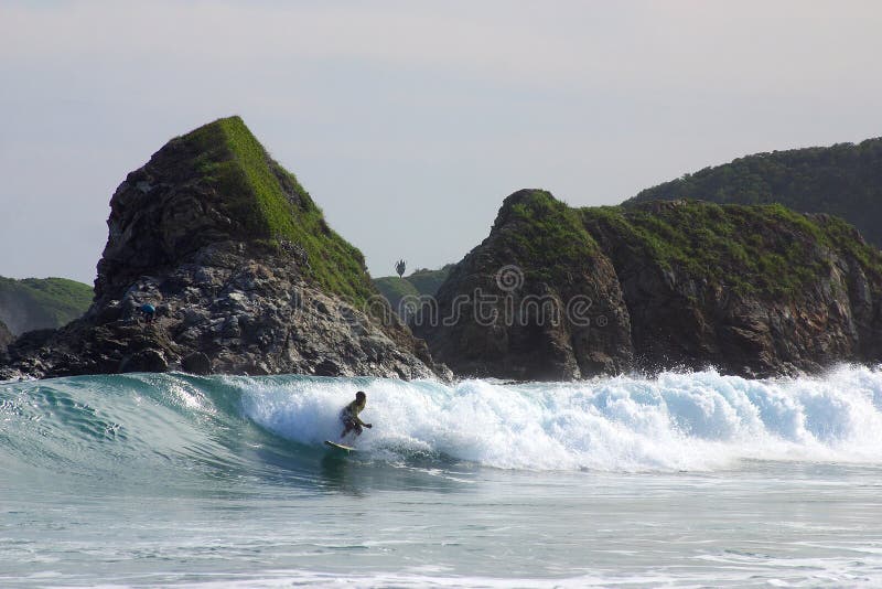 Pacific Ocean Harbor with Cruiseship Stock Photo - Image of seaside ...