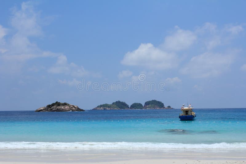 Plain beach scenery stock image. Image of alone, vacation - 4505713