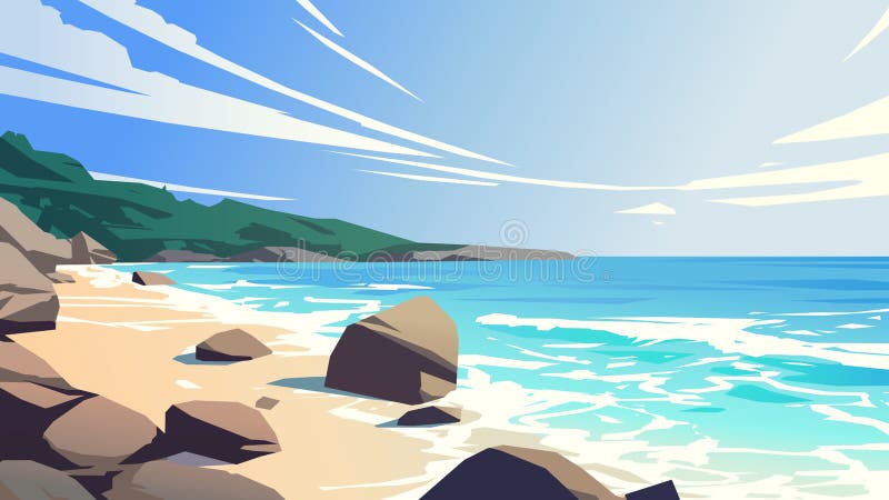 Beach Rock Clip Art