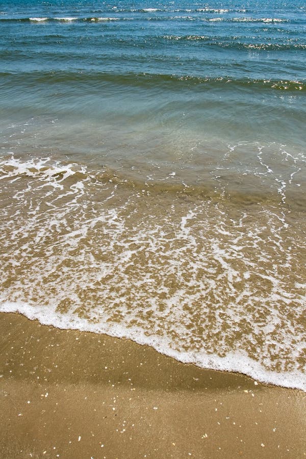 Beach wave sand stock photo. Image of clean, natural, closeup - 1125042