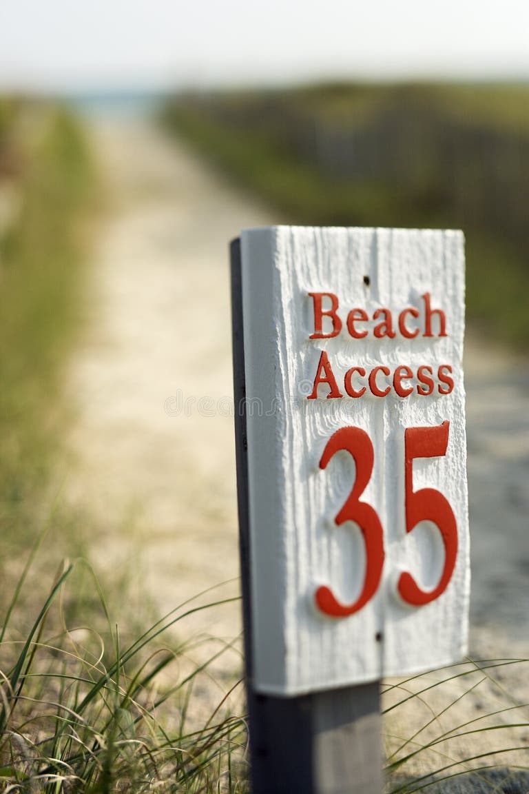 953 Sign Beach Access Stock Photos - Free & Royalty-Free Stock Photos ...