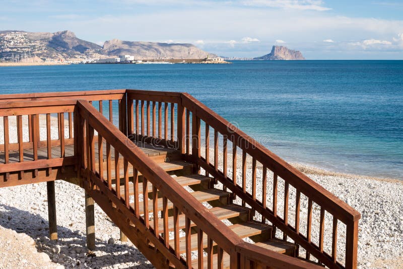 Beach access stock image. Image of spain, steps, resort - 50872963