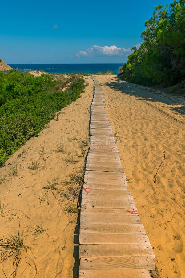 Beach access path stock image. Image of entry, dream - 134627167