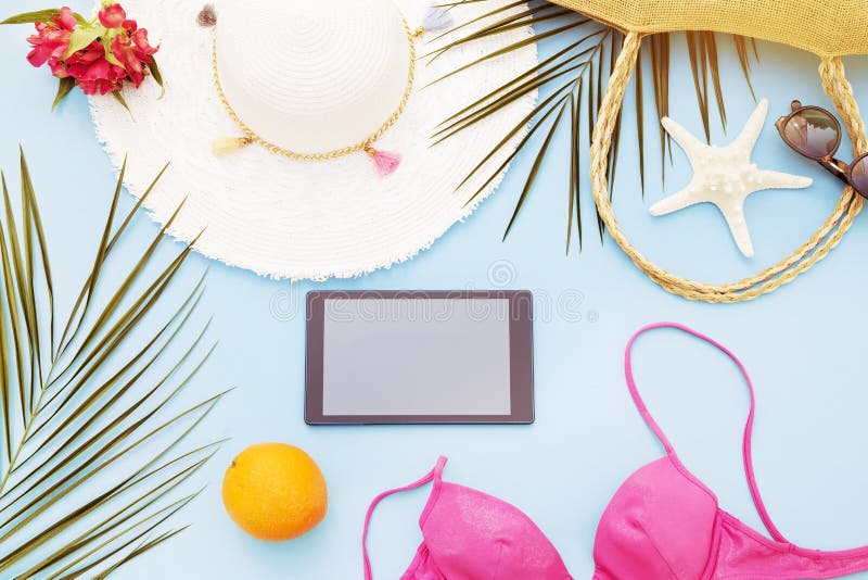 Beach accessories stock photo. Image of accessory, internet - 148870132