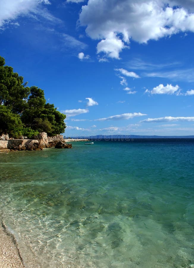 Adriatic sea stock image. Image of landscape, stream - 99291167