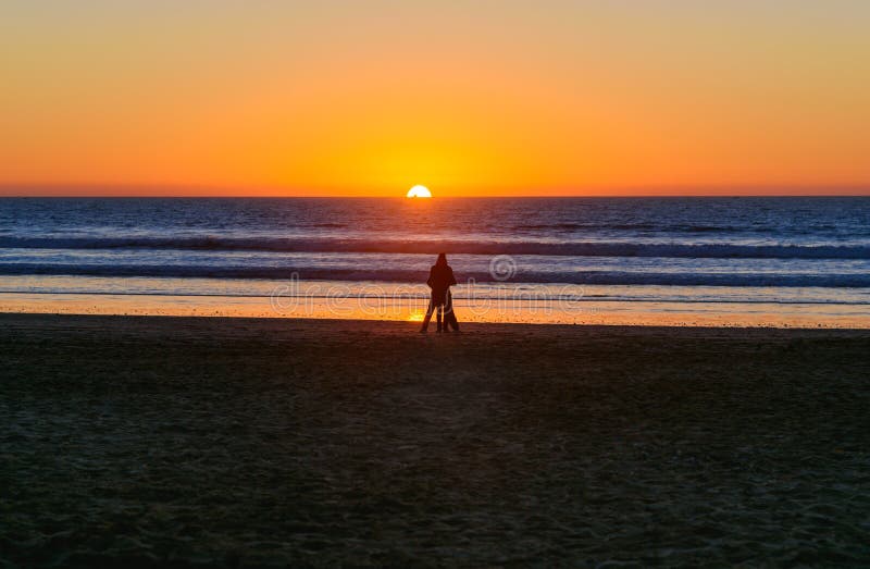 Agadir sunset stock photo. Image of summer, city, sunset - 180022894