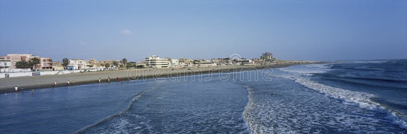 Beach of Pimentel, Chiclayo, Peru Editorial Stock Photo - Image of ...