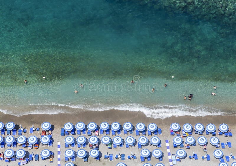 The Beach on Amalfi Coast, Vico Equense Editorial Image - Image of ...