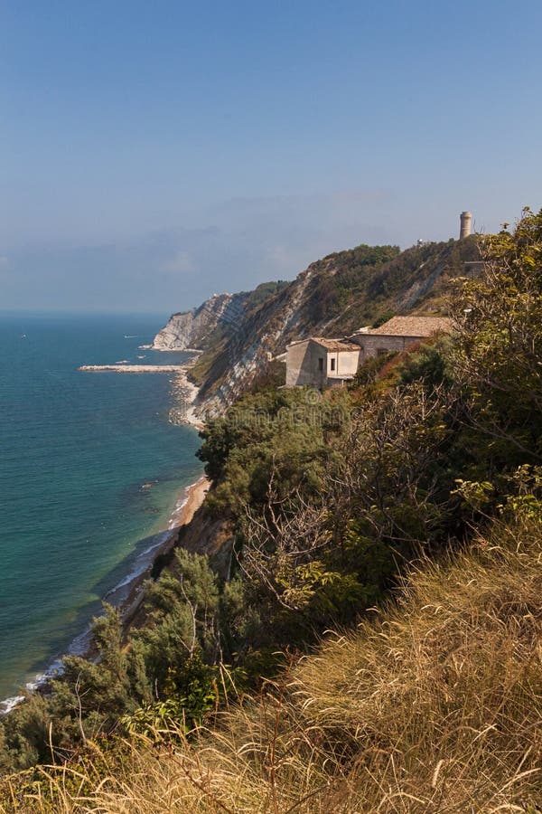 The beach of Ancona stock photo. Image of cliff, destination - 27274098