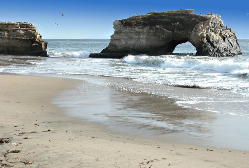 Beach Arch stock photo. Image of waves, seaside, sunset - 151786