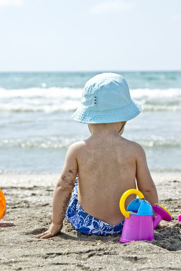 Beach baby stock image. Image of cute, enjoy, seaside - 20164155