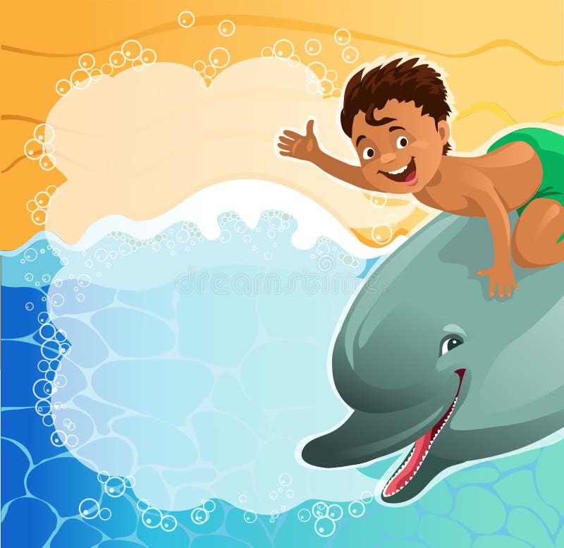 Riding Dolphin Stock Illustrations – 142 Riding Dolphin Stock ...