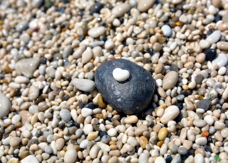 Beach Background with Pebbles Stock Photo - Image of swirly, seascape ...
