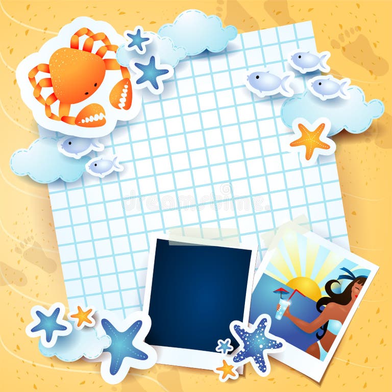 Beach Frames Stock Illustrations – 4,784 Beach Frames Stock ...