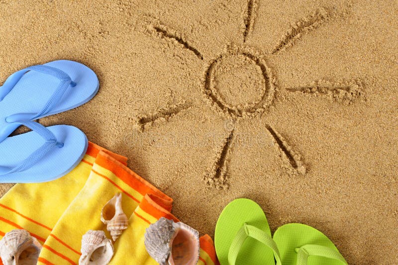 Beach summer sun fun stock photo. Image of travel, shell - 53224298