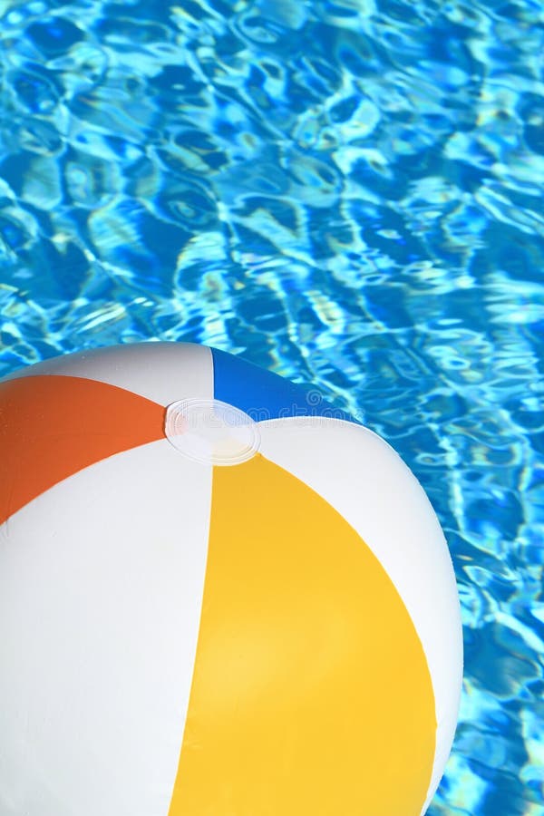 Beach ball in pool stock photo. Image of ball, pool, blue - 2785794