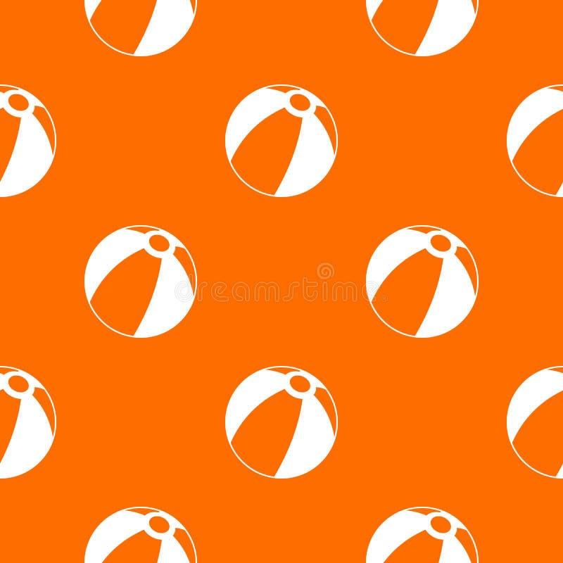 Beach Ball Pattern Seamless Stock Vector - Illustration of leisure ...