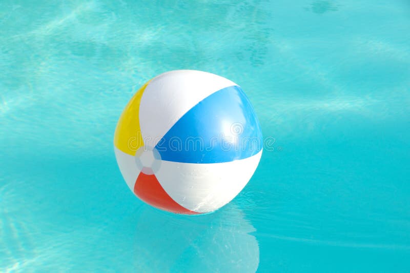 Kids rubber beach ball stock image. Image of blow, pink - 326229