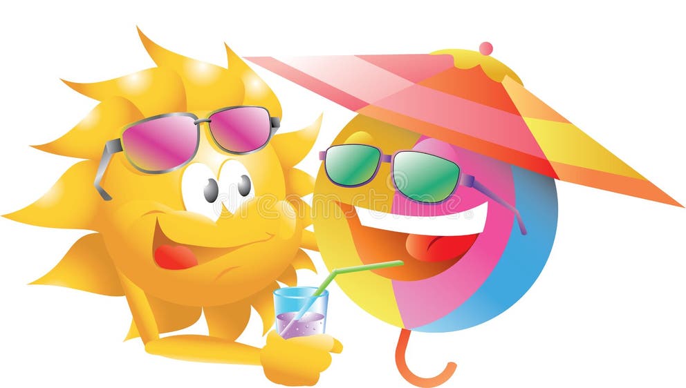 Smiley Face Beach Stock Illustrations – 976 Smiley Face Beach Stock ...