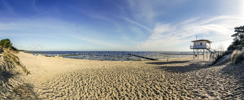 Usedom's beach stock photo. Image of blau, ahlbeck - 879334