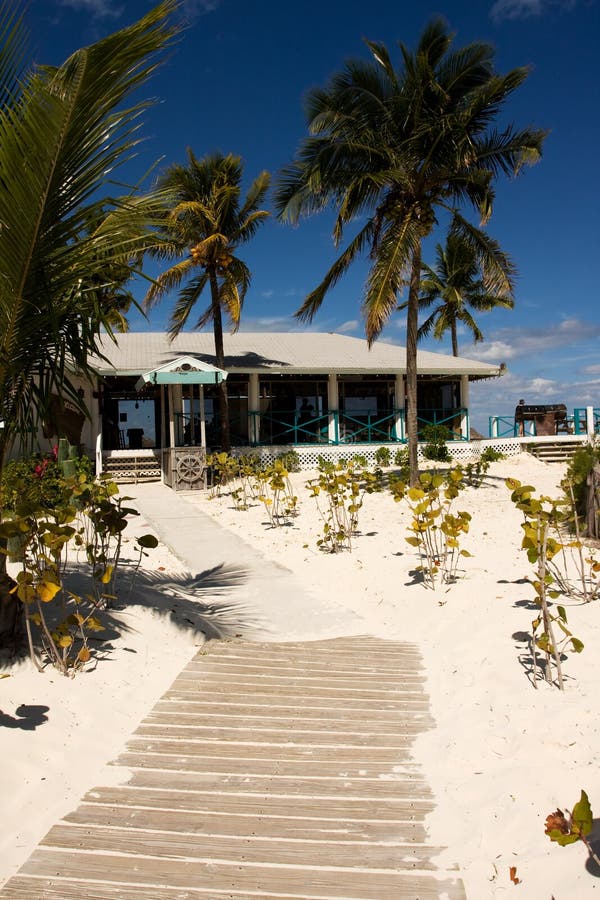 Beach bar stock photo. Image of wooden, path, tropical - 4447054