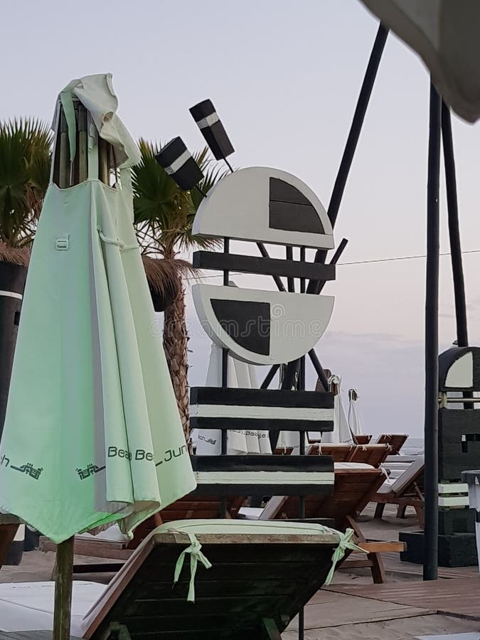 Beach bar night stock image. Image of sunset, night - 116973495