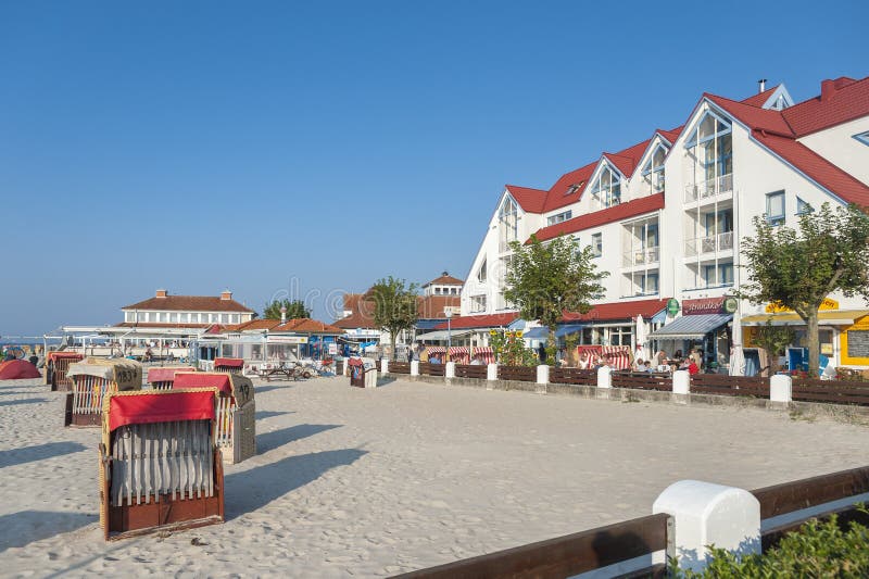 Beach in Laboe editorial photo. Image of holiday, deckchair - 116090101