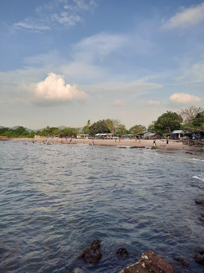 Beach Beautiful happy editorial stock photo. Image of beautiful - 264117238