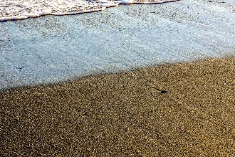 The Beach is a Beautiful Place with a Lot of Sand and Water Stock Image ...