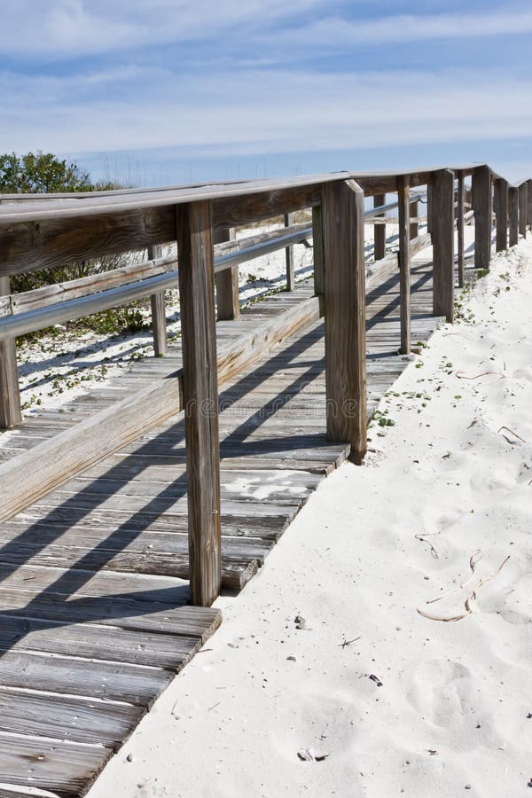 Beach Boardwalk stock photo. Image of sand, blue, outdoors - 39953038