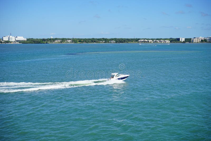 Beach boat stock image. Image of dream, horizon, green - 71154731