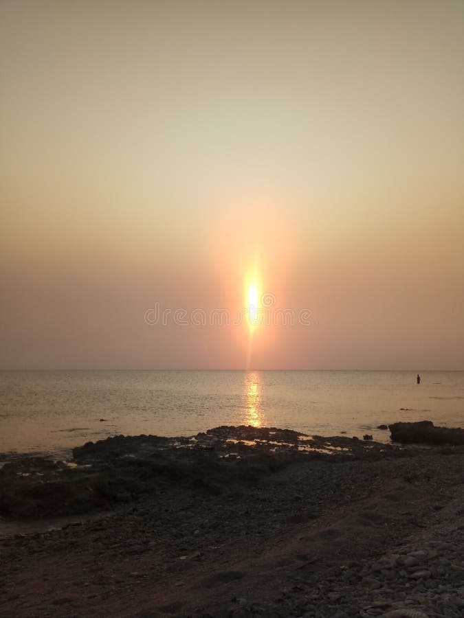 Beach of Bondo Jepara Central Java Indonesia Stock Image - Image of ...