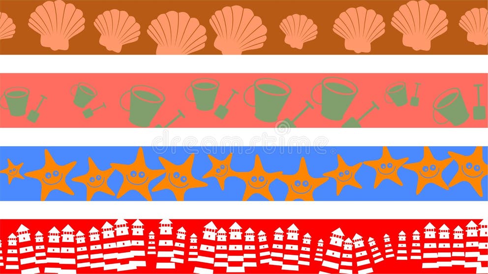 Beach Border Stock Illustrations – 36,999 Beach Border Stock ...