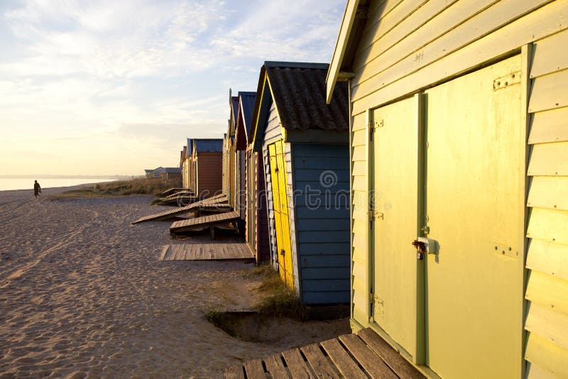 Beach Box stock image. Image of serene, sand, sunset - 32216609