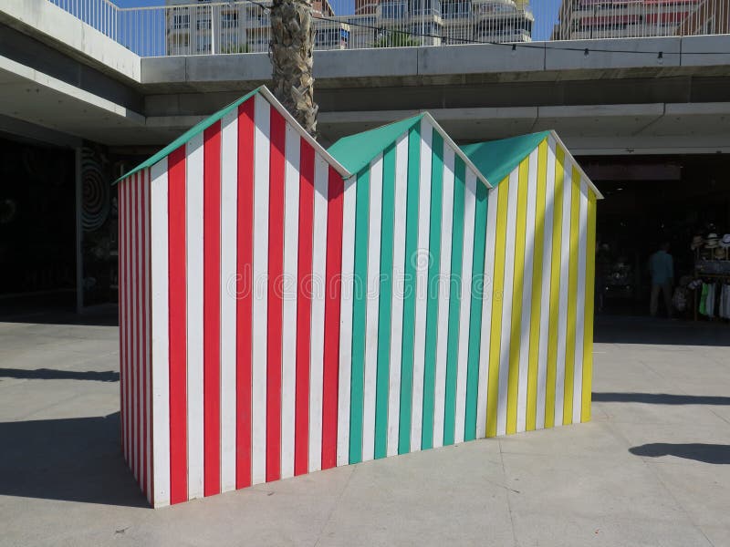 Beach Boxes On Brighton Beach Stock Image - Image of vacation, brighton ...