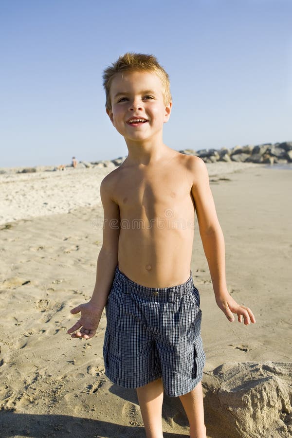Beach boy stock image. Image of ocean, golden, cute, nature - 10408431