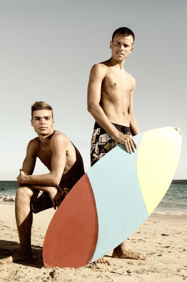 Beach boys stock image. Image of teenage, ocean, outdoors - 32844791