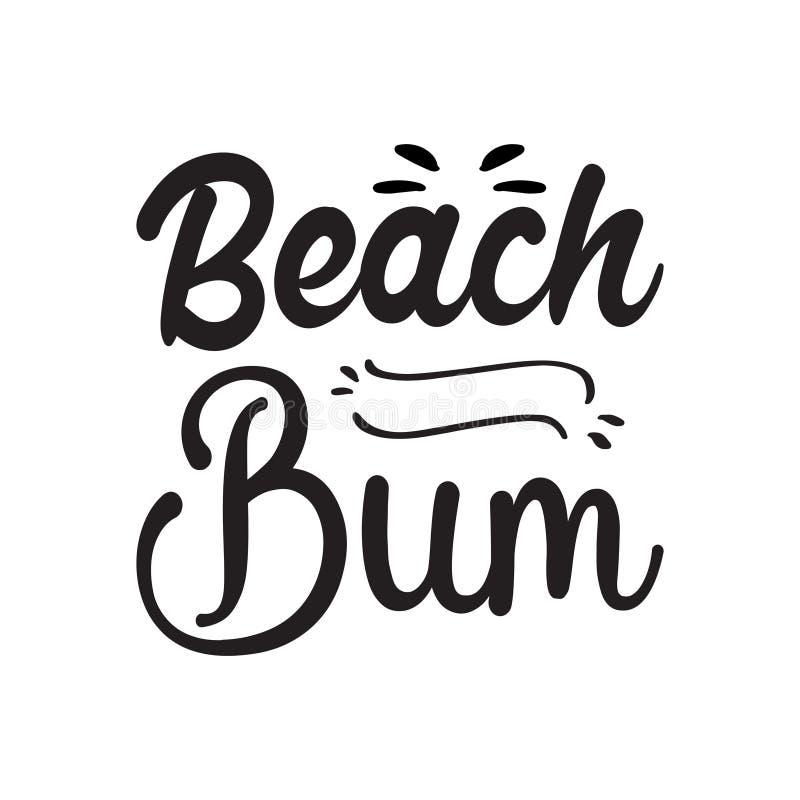 Beach Bum Stock Illustrations – 228 Beach Bum Stock Illustrations ...