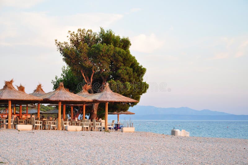 Beach cafe stock photo. Image of place, beautiful, colorful - 26389518