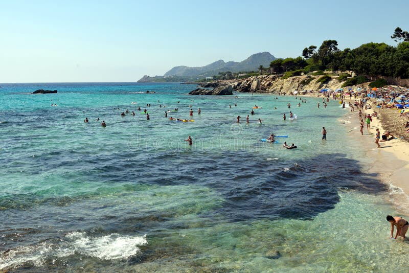 Cala Rajada - Beautiful Coast of Mallorca, Spain Stock Photo - Image of ...