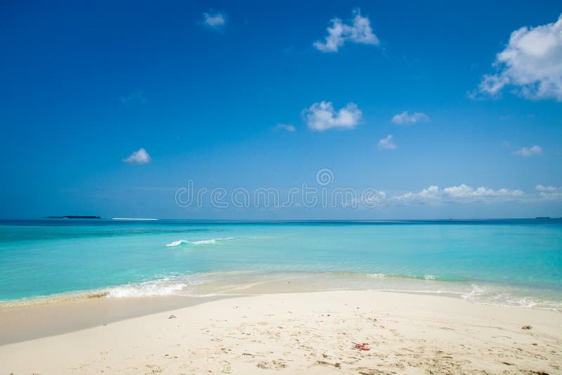 Beach caribbean sea stock image. Image of atlantic, horizon - 34526291