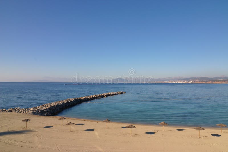 Beach in Ceuta stock photo. Image of summer, holidays - 6258936