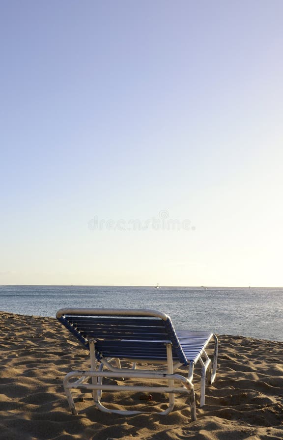 Beach Chair in Maui stock image. Image of direction, afternoon - 24579595