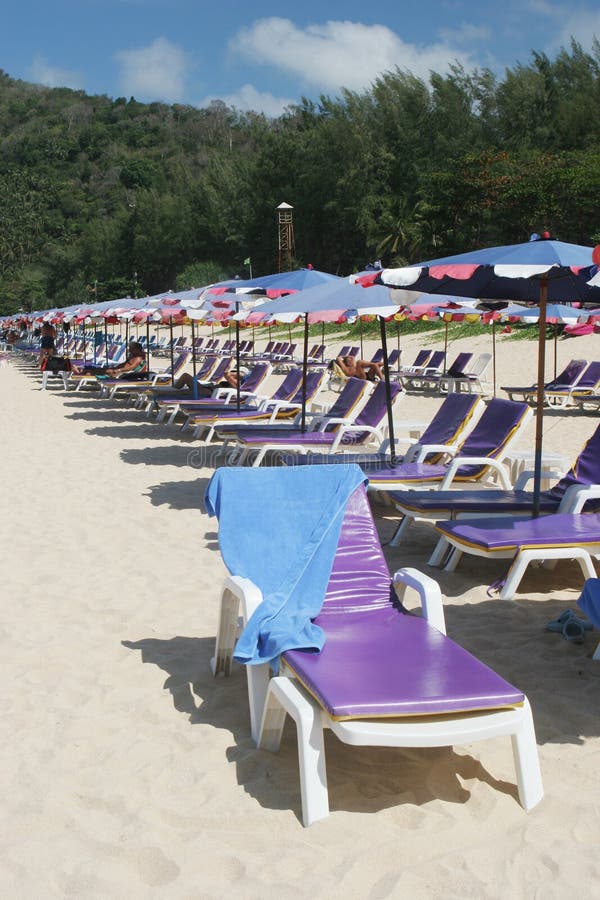 Beach chairs stock image. Image of nature, phuket, outdoors - 4575005