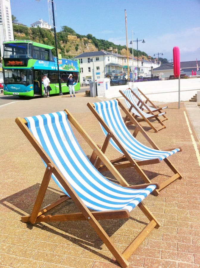 Beach chairs editorial photo. Image of shanklin, travel - 93685561