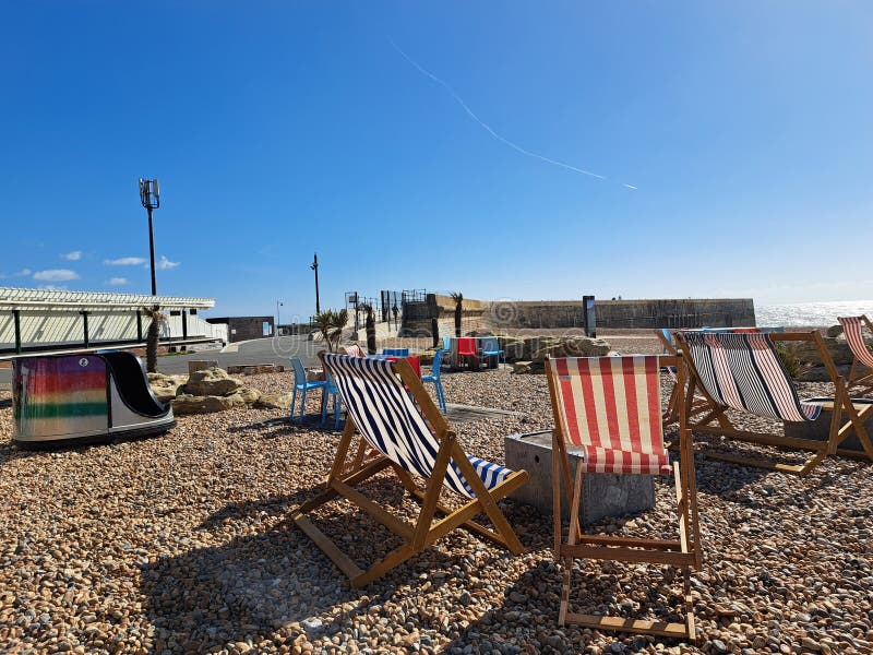 Sea Scene in Folkestone Kent Stock Photo - Image of horizon, front ...